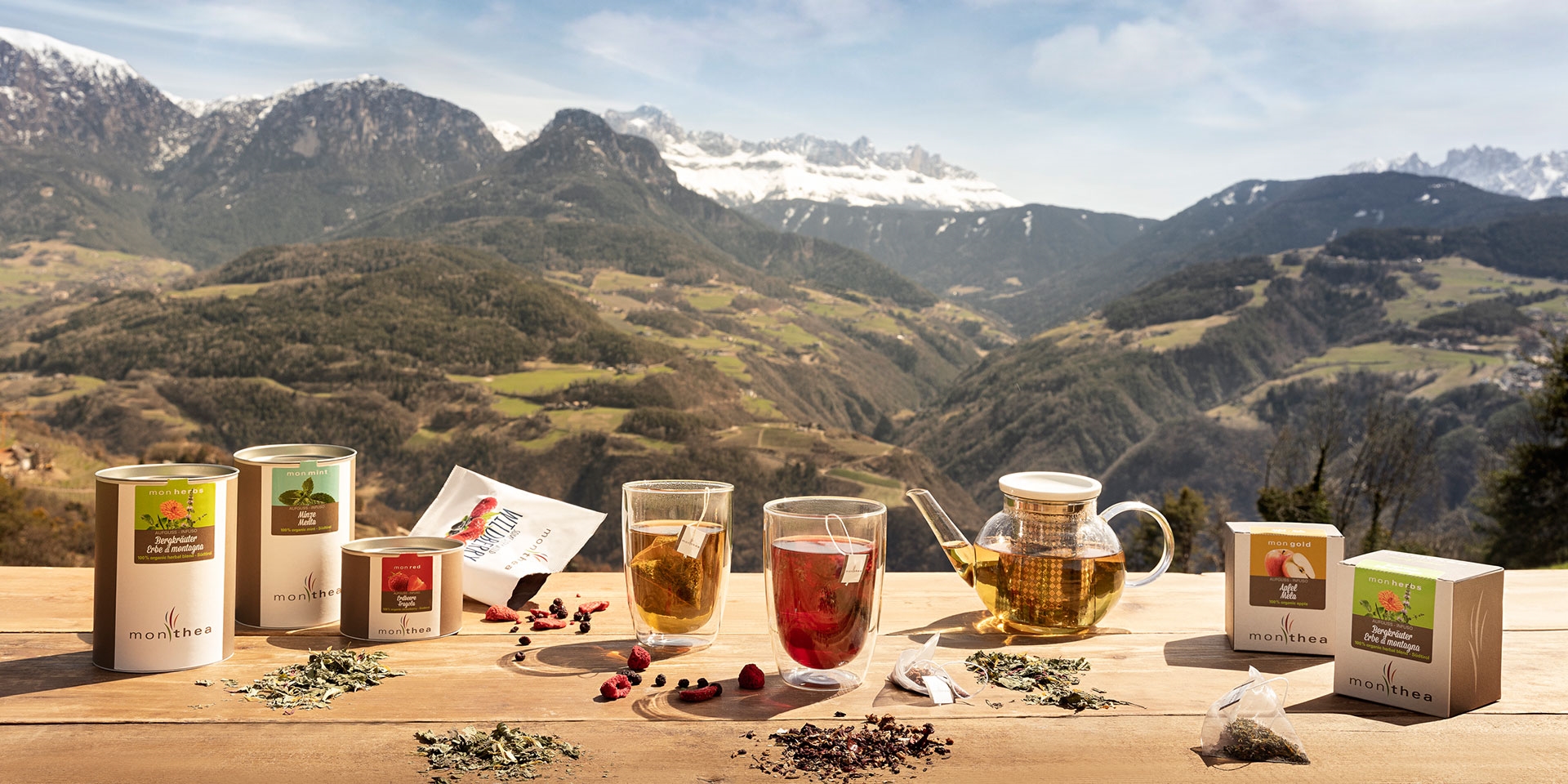 Monthea | Bio-Tee aus Südtirol